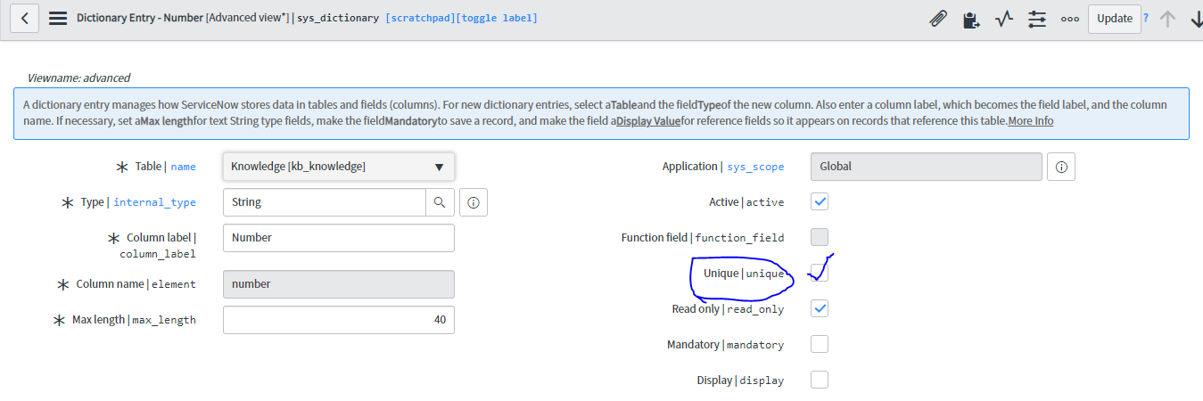Prevent Kb articles creating with duplicate number - ServiceNow Community