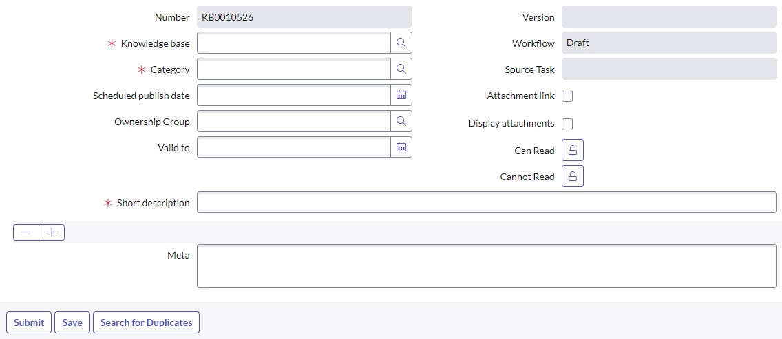 Custom Knowledge Article Template not displaying a... - ServiceNow Community
