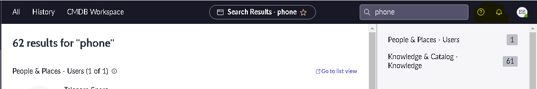 Application Picker/Global Search Icon missing in S... - ServiceNow ...