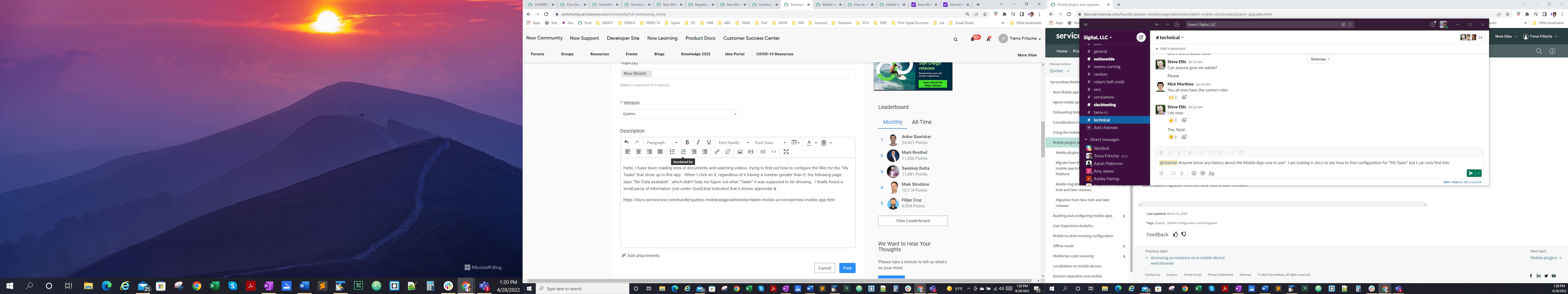 Solved: How to configure Now Mobile App's "My Tasks"? - Page 2 ...