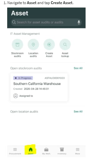 Asset Not Visible on the Agent Mobile App - ServiceNow Community