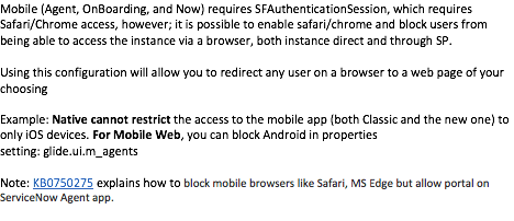 Mobile Security FAQ - ServiceNow Community