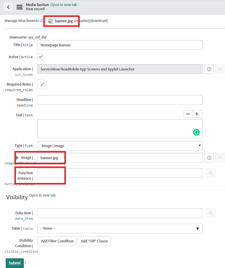 Now Mobile banner, with link (media item) - ServiceNow Community