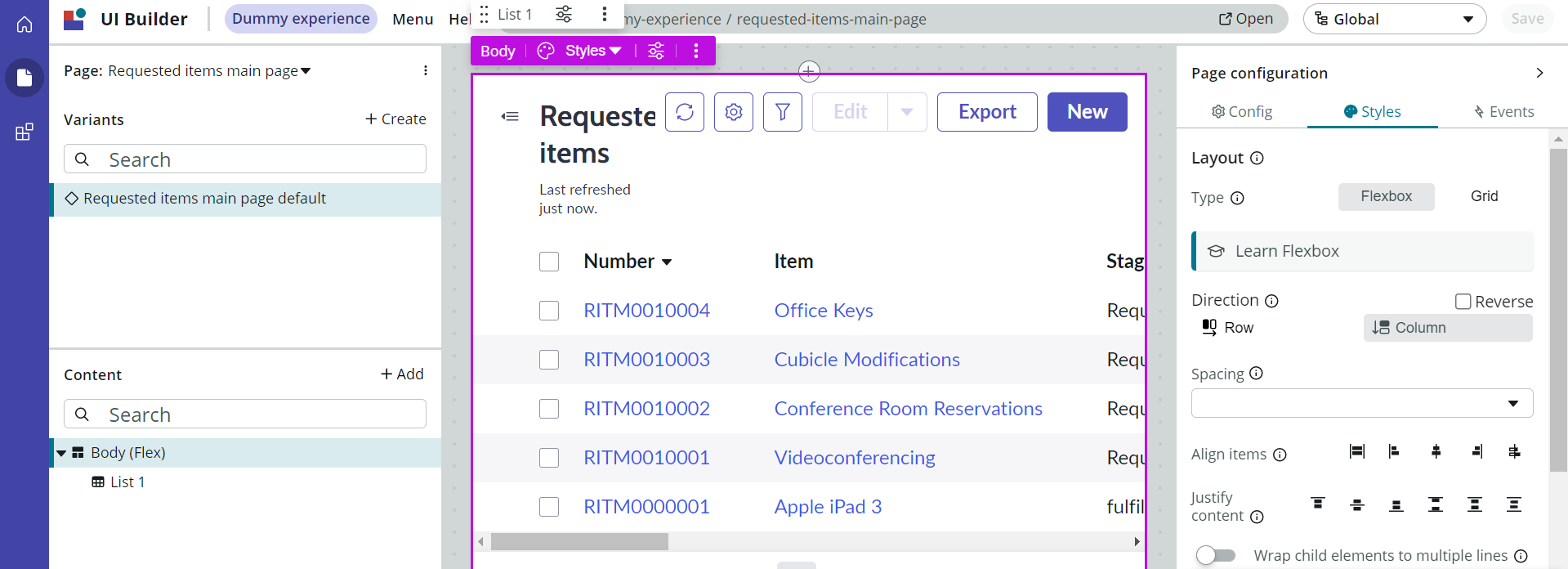 How to link a filter condition in one page to a t... - ServiceNow Community
