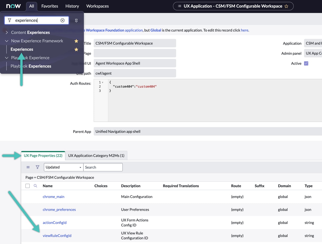 How to create a Workspace Experience View Rule to ... - ServiceNow ...