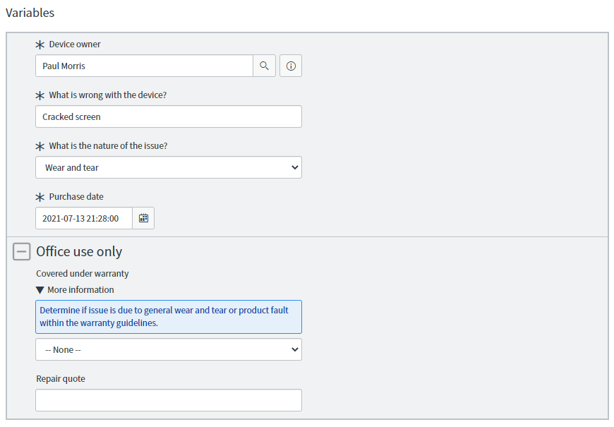 What is the Best Way to Make Catalog Task Variable... - ServiceNow Community