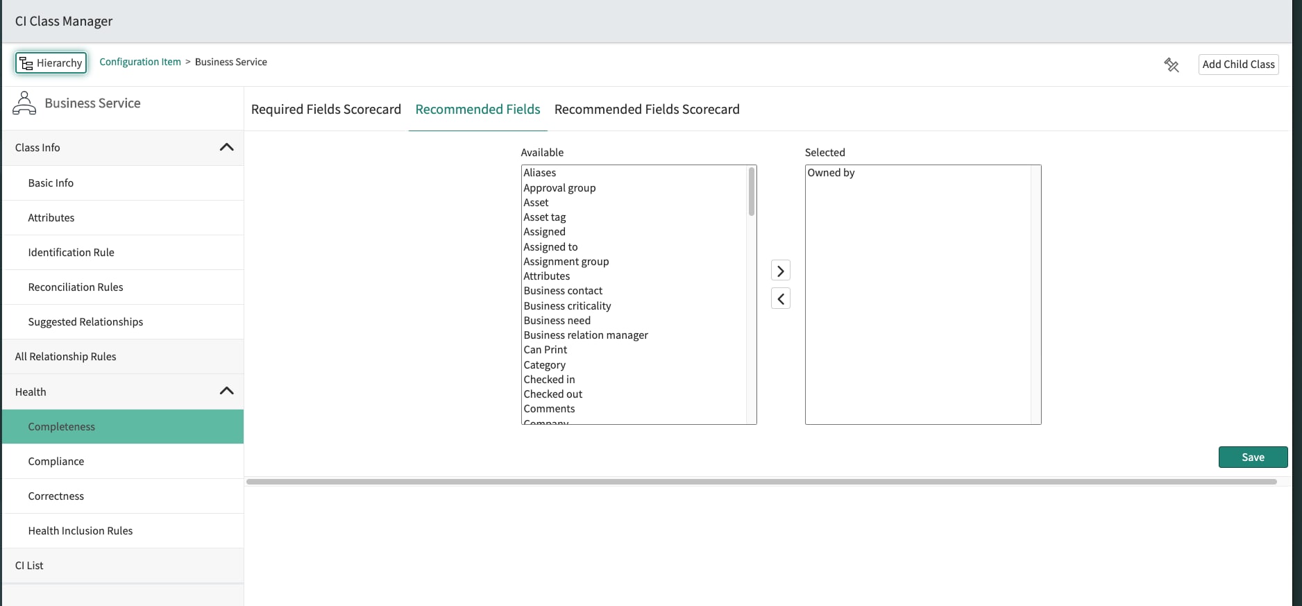 CMDB View (Health Dashboard) Tips - ServiceNow Community