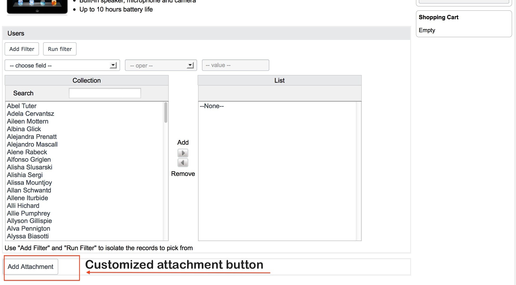 Create a custom attachment button for your service... - ServiceNow ...