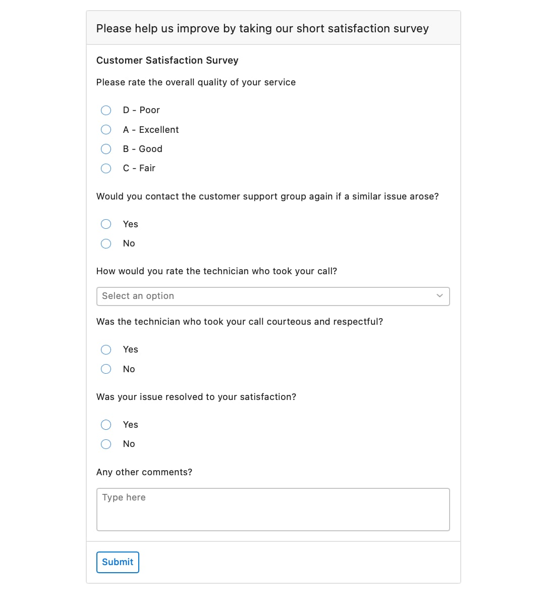 Embed surveys in Microsoft Outlook - ServiceNow Community