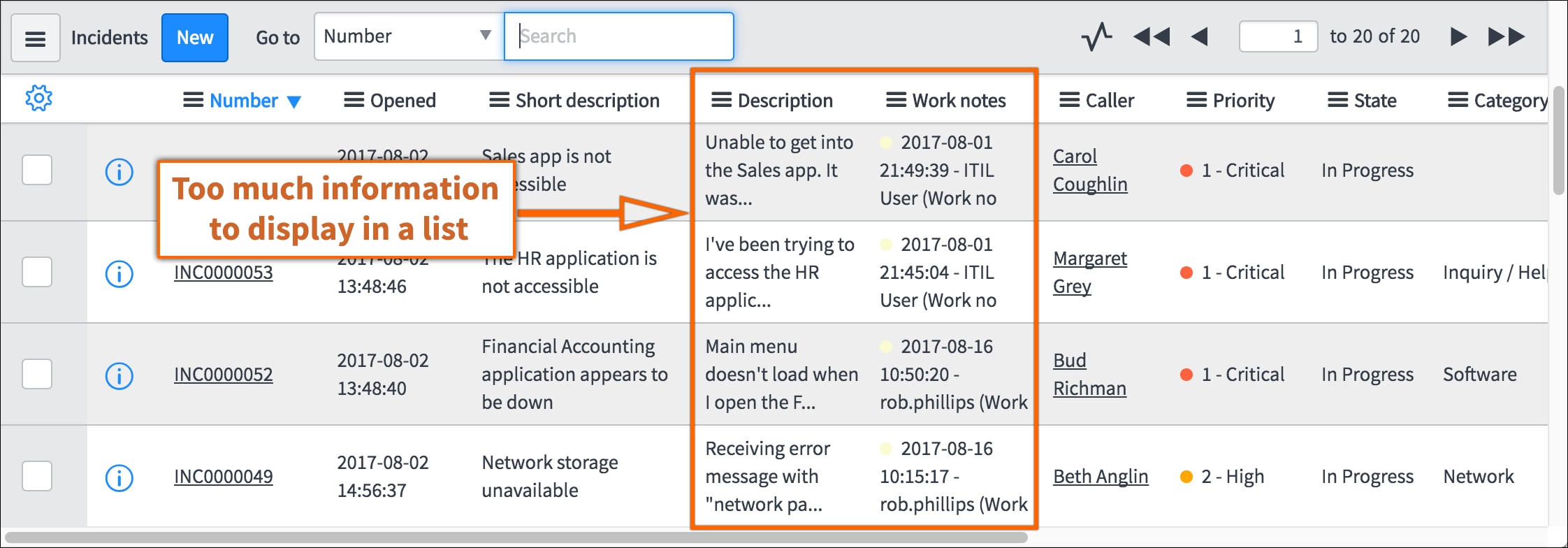 Best practices for configuring lists - ServiceNow Community