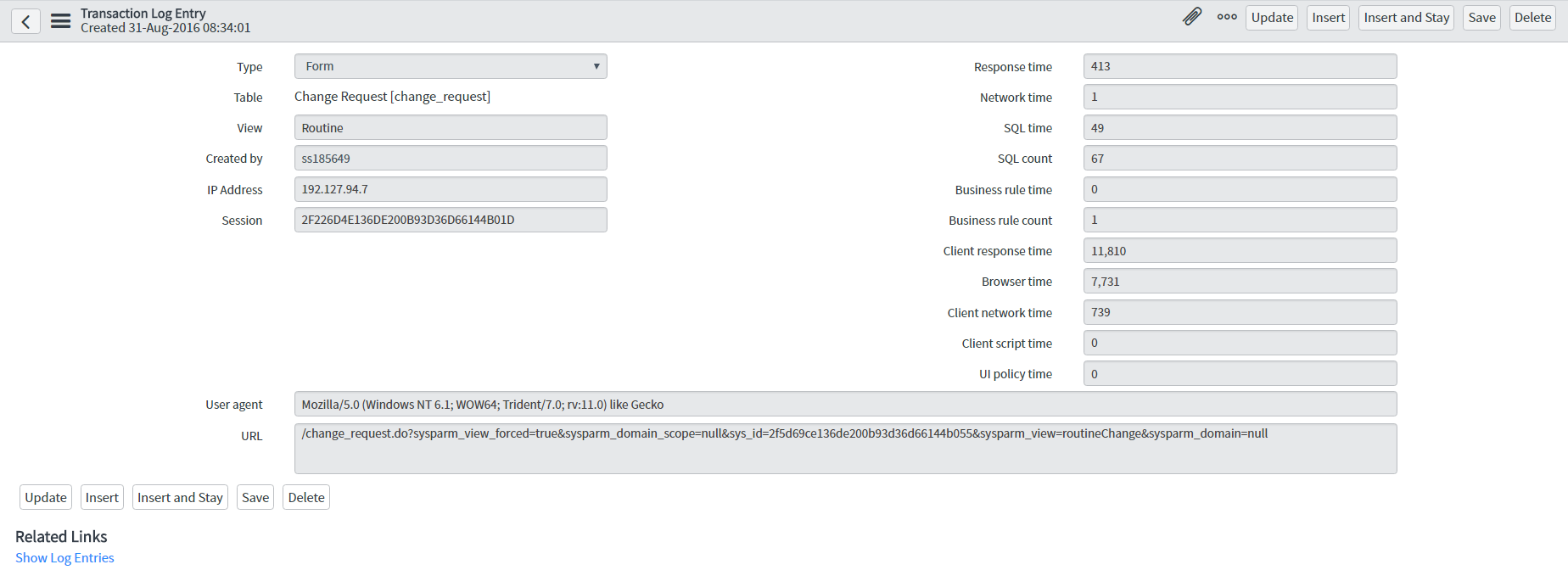 Running Transaction Issue - ServiceNow Community