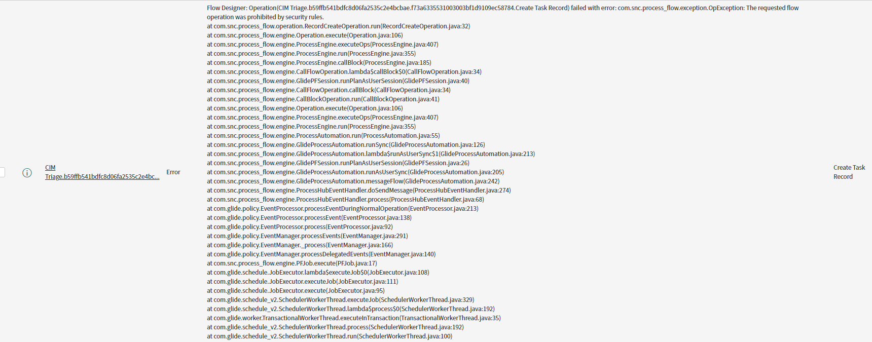 Solved Flow Designer Create Task Action Getting Error Page 4 Servicenow Community