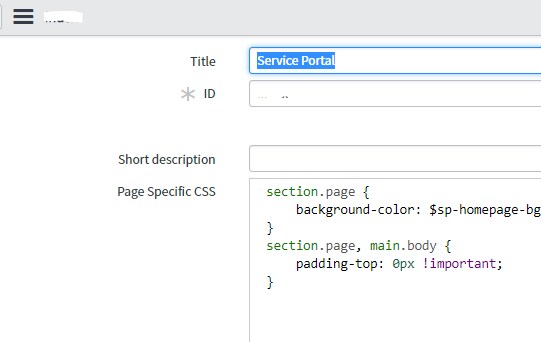 Solved: How to write css for specific container?? - ServiceNow Community