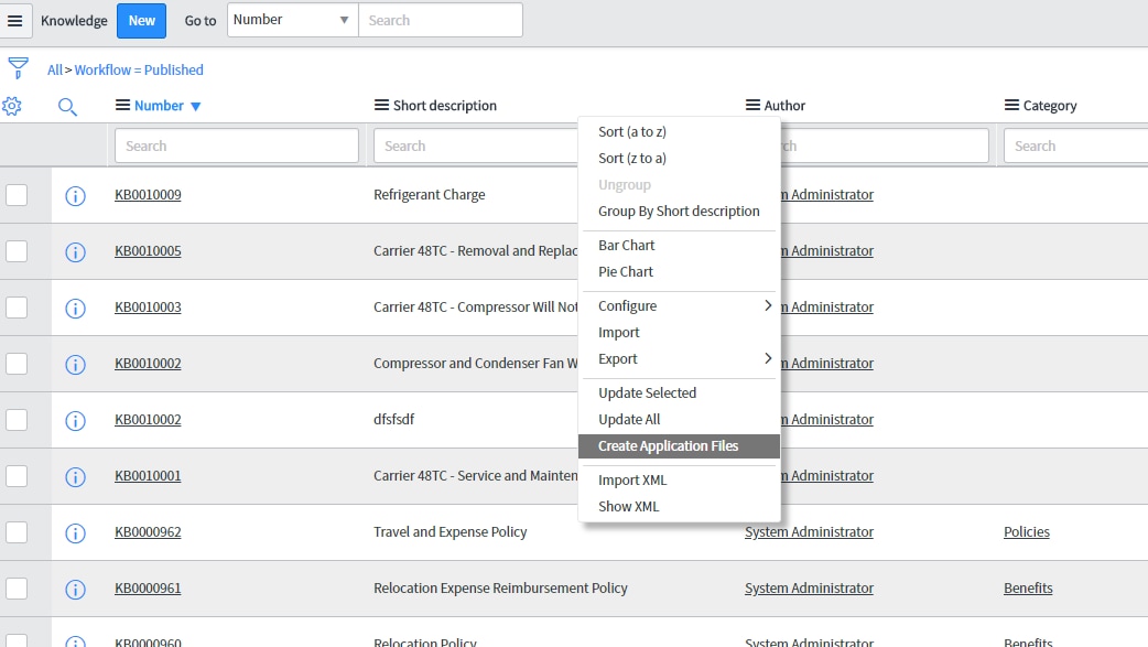 How to export all KB articles in editable format [... - ServiceNow ...