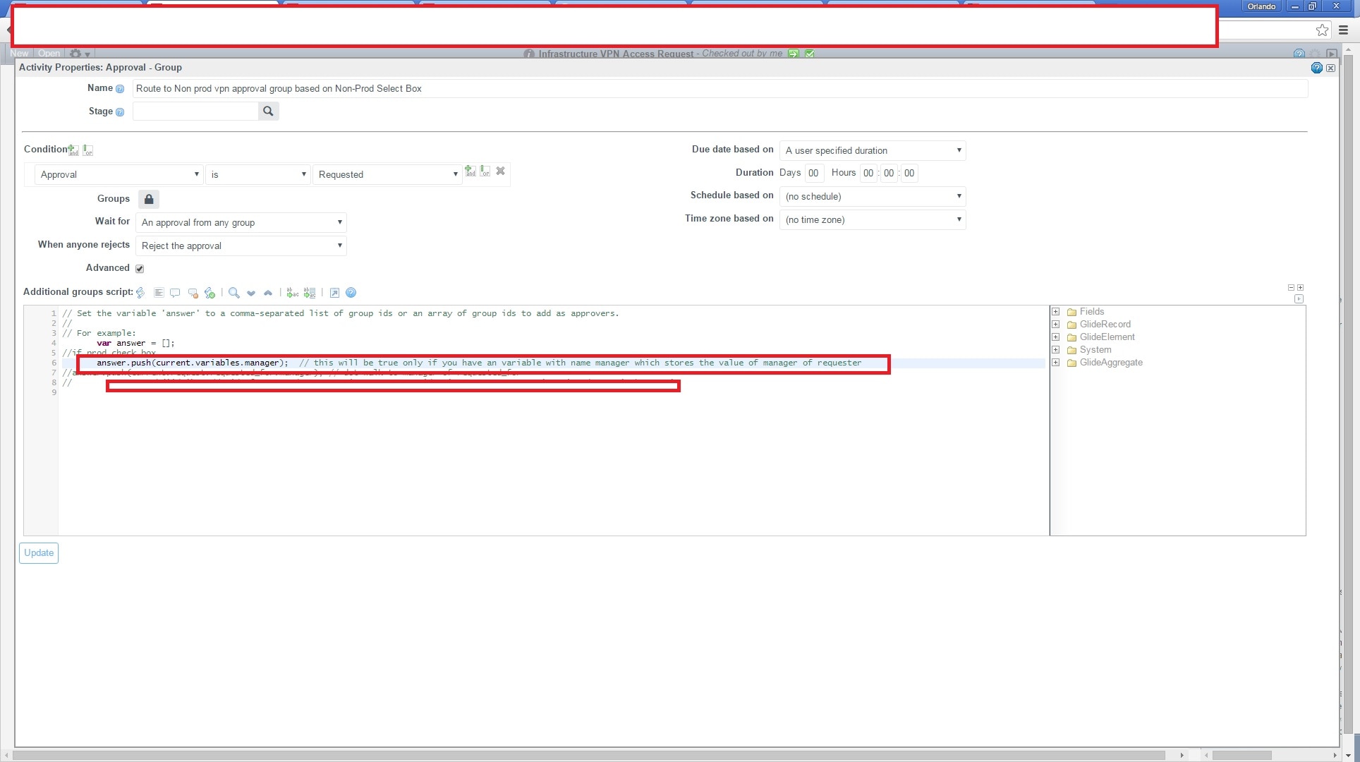Solved: How to Assign the Requester's Manager to a Request ...