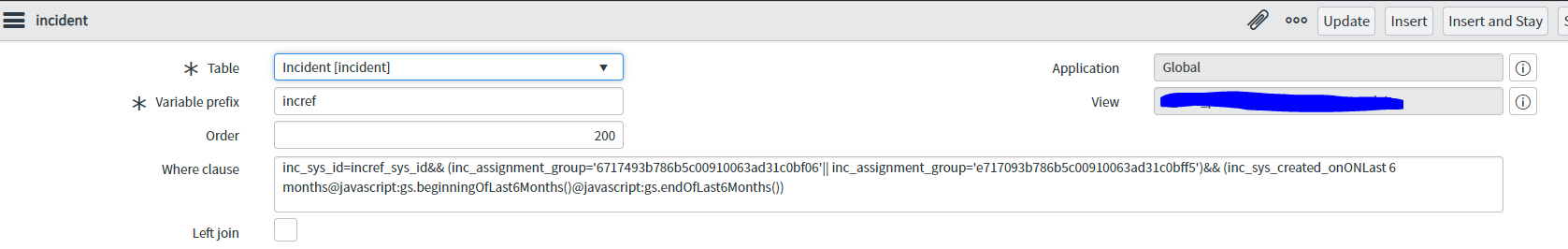 Solved: Database view to filter the tickets created on las... - ServiceNow Community