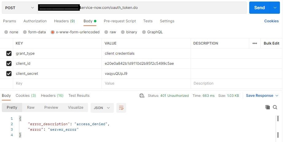 Solved Re Grant Type Client Credentials Must For Oauth2