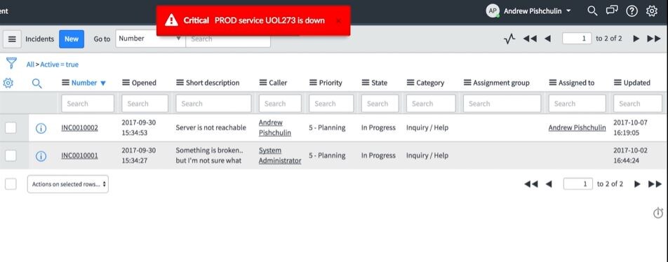 Solved: How to push notifications to browser - ServiceNow Community