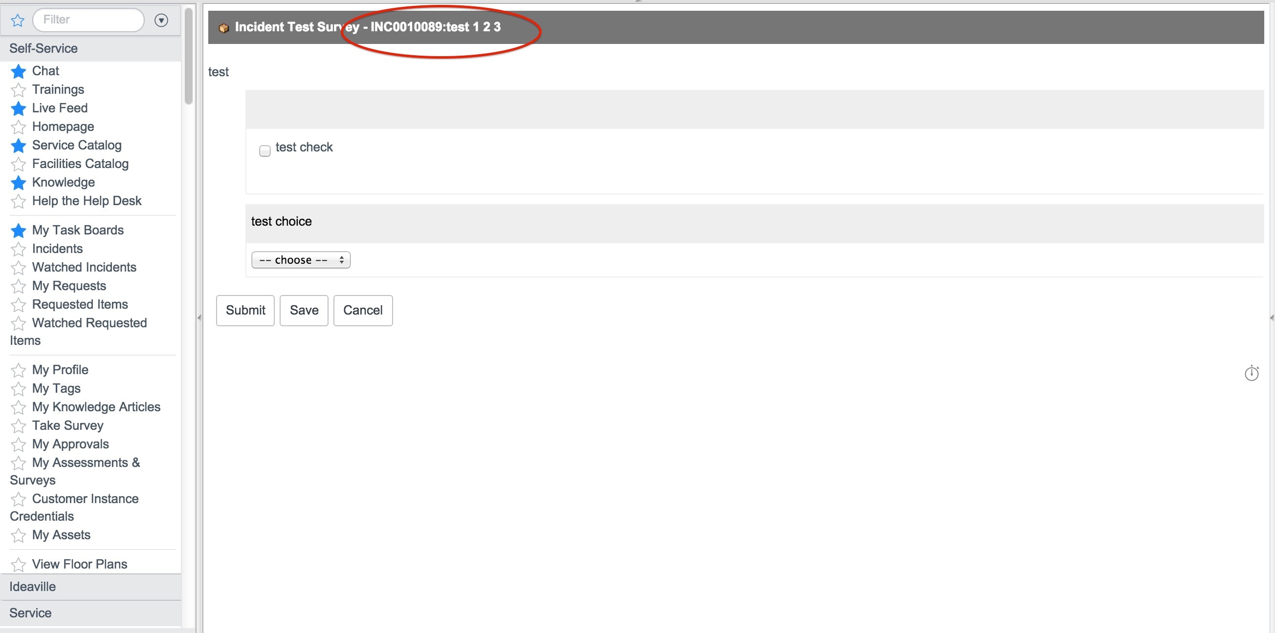 Showing trigger id record on survey - ServiceNow Community