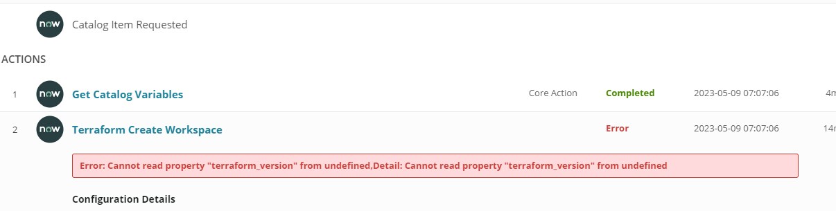 Error While Testing OOB Flow Designer - ServiceNow Community