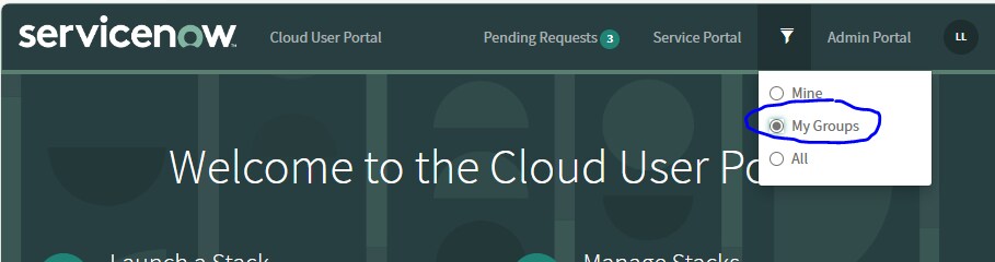 How to update the default view in Cloud User Porta... - ServiceNow ...
