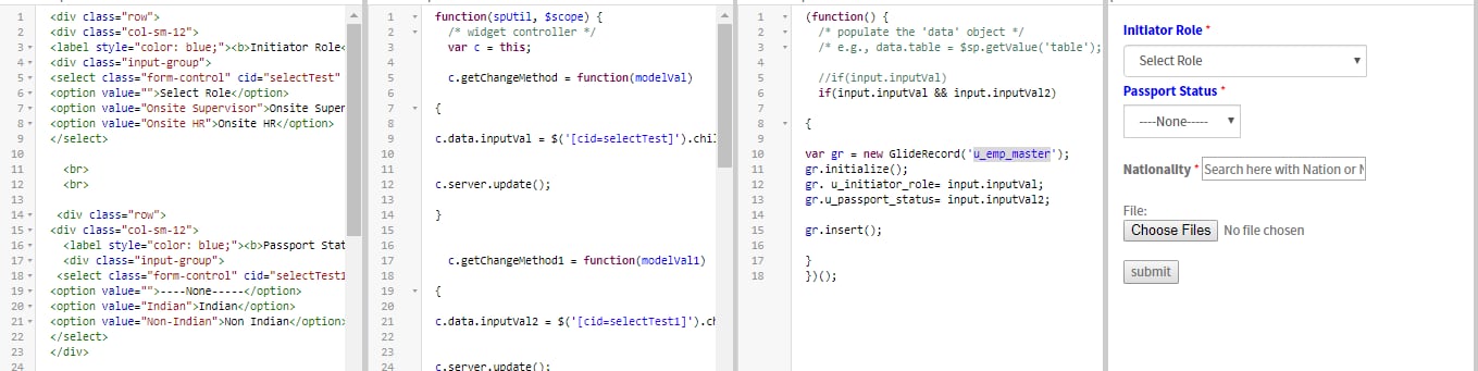 How to upload an image from custom portal widget a... - ServiceNow ...
