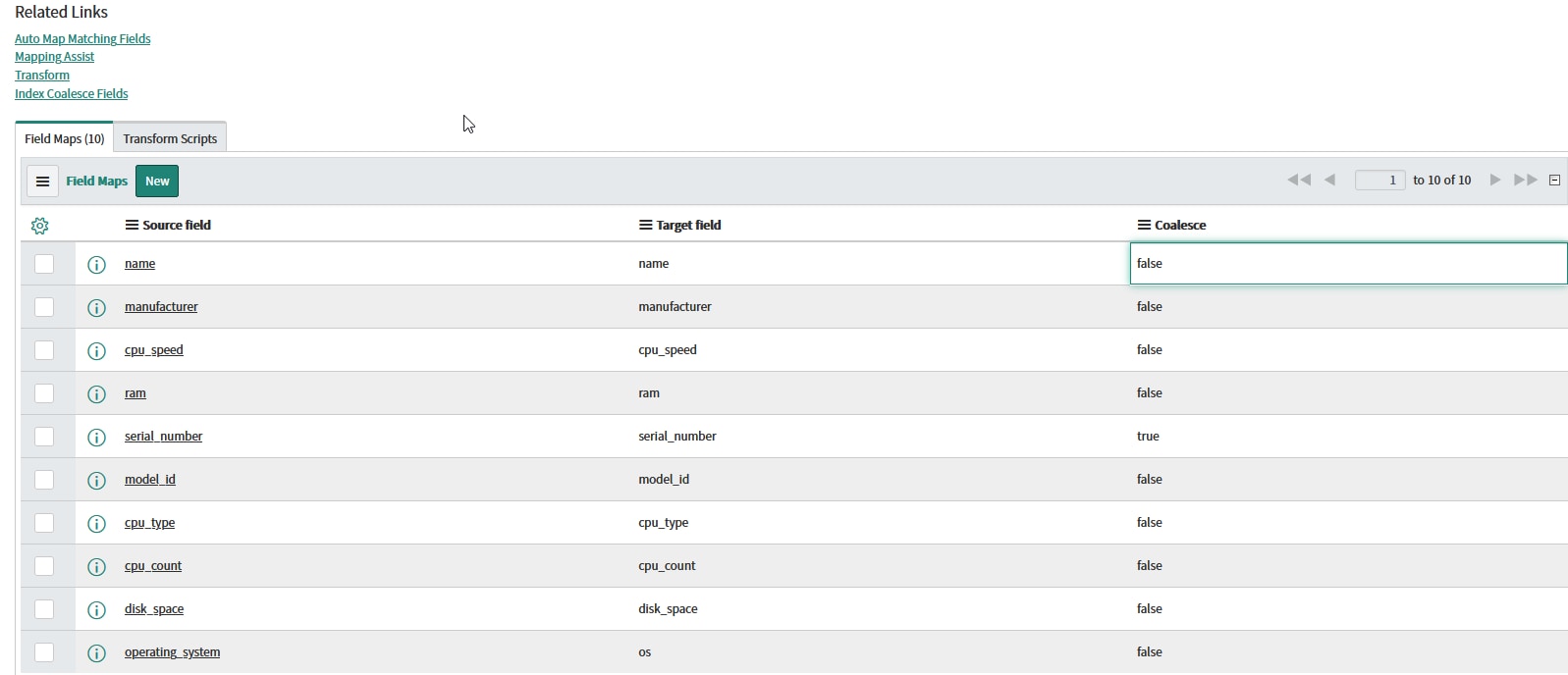 Solved: Where is the Coalesce option on a Transform map? - ServiceNow ...
