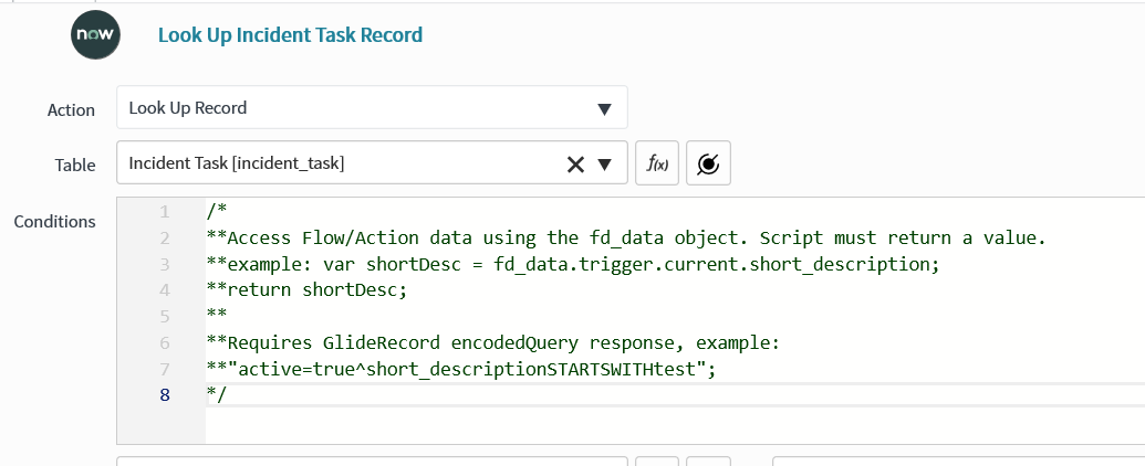 Solved: How do I use scripts in the conditions of Look Up ...