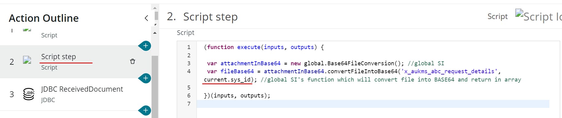Solved: How to get current sys_id in ACTION (in flow desig ...