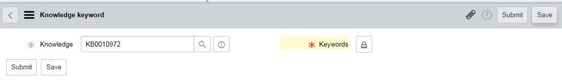 How Do I use the Keywords feature when trying to c... - ServiceNow ...