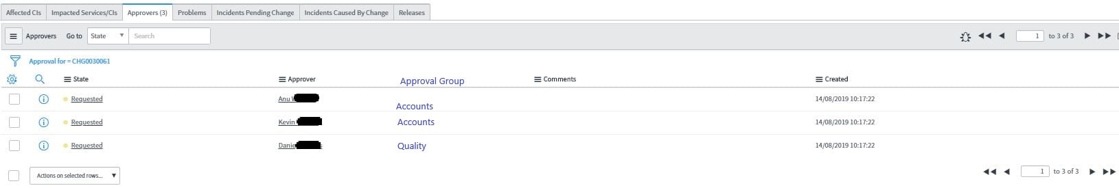 How to show the approval group of an approver - ServiceNow Community