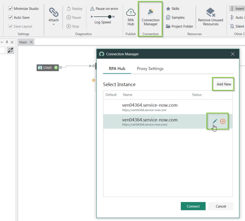 RPA Desktop Design Studio - how to change the inst... - ServiceNow ...