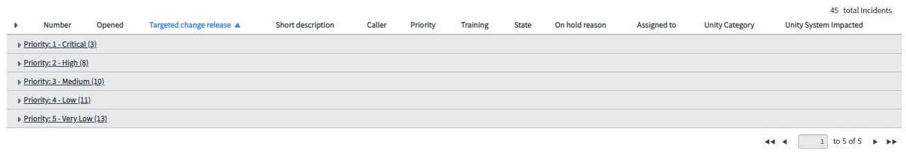 Solved: Export list report with grouping collapsed - ServiceNow Community