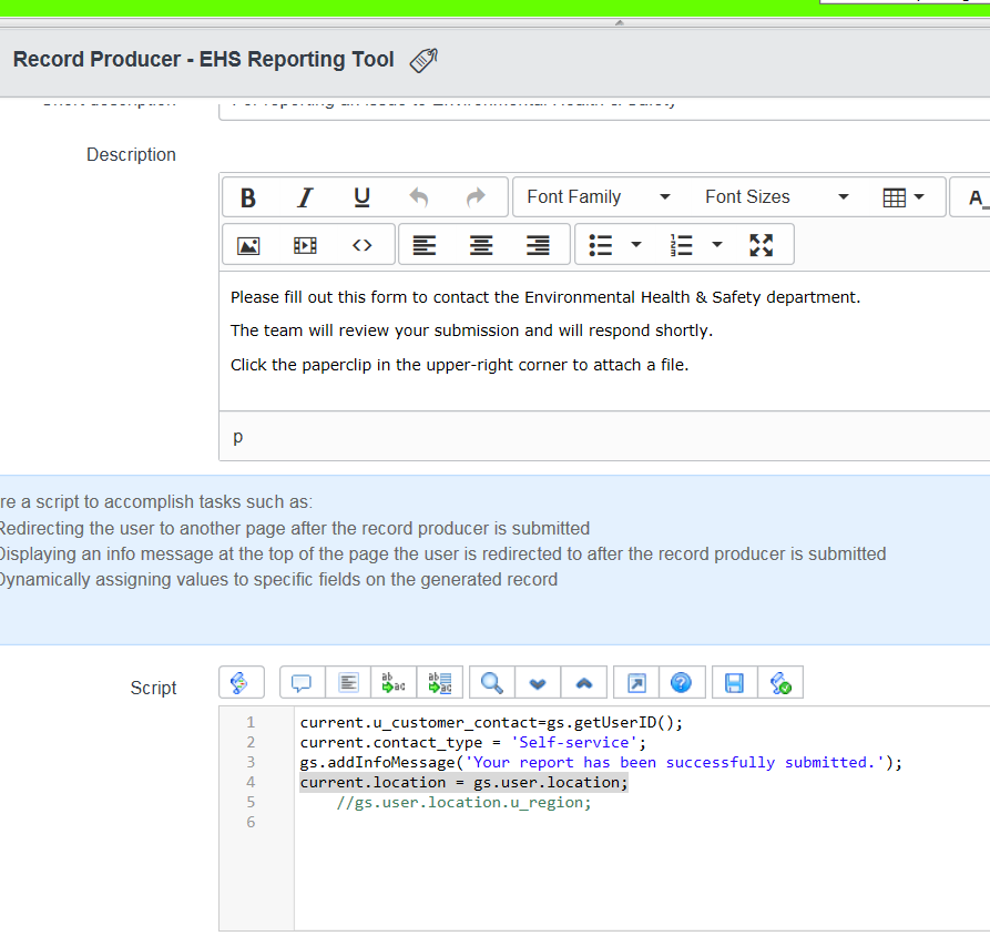 Solved: setting field values on a record from the script s ...