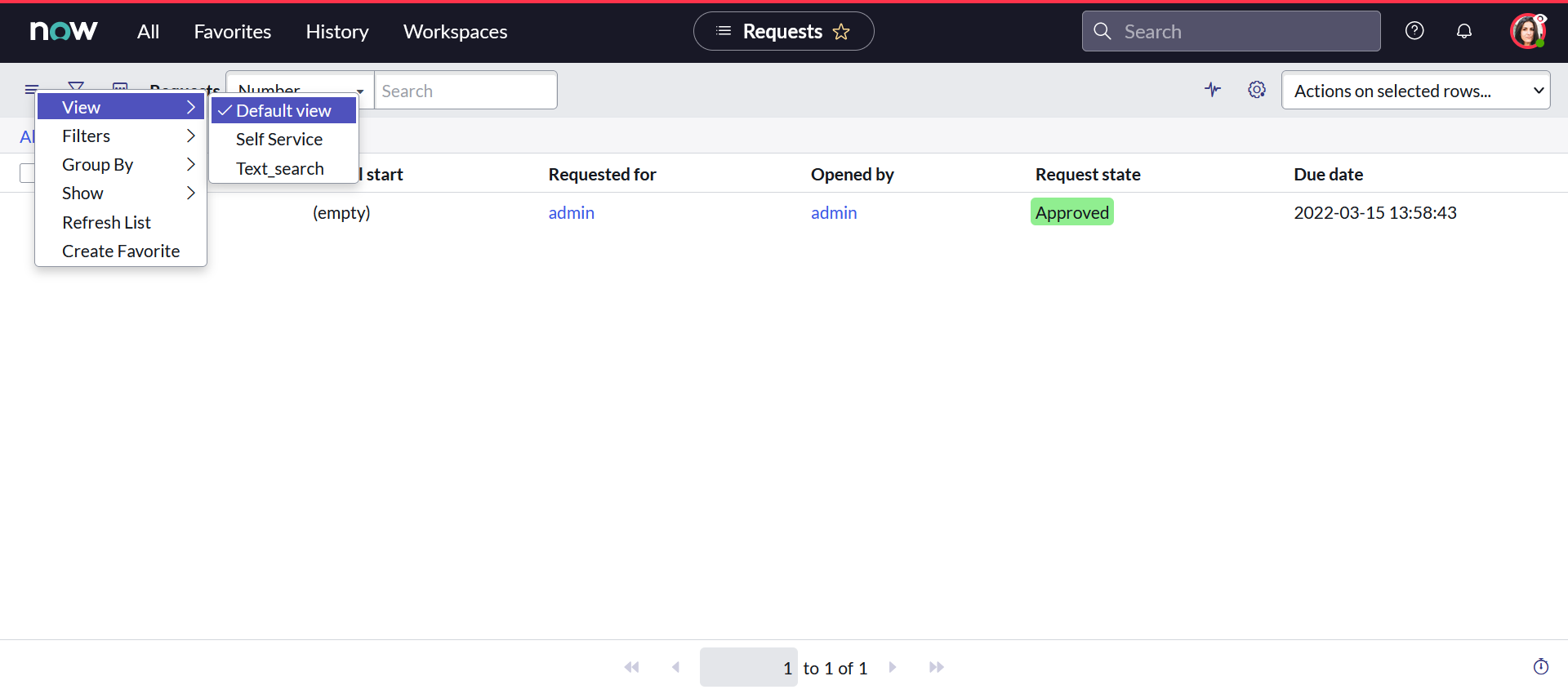 Solved: How to create a new list view? - ServiceNow Community