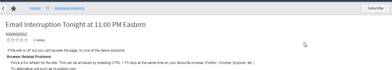 Solved: How do I enable the Subscribe button in Knowledge ...