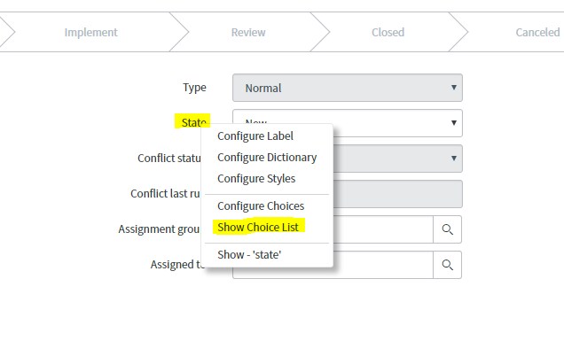 Solved: Current State change - ServiceNow Community