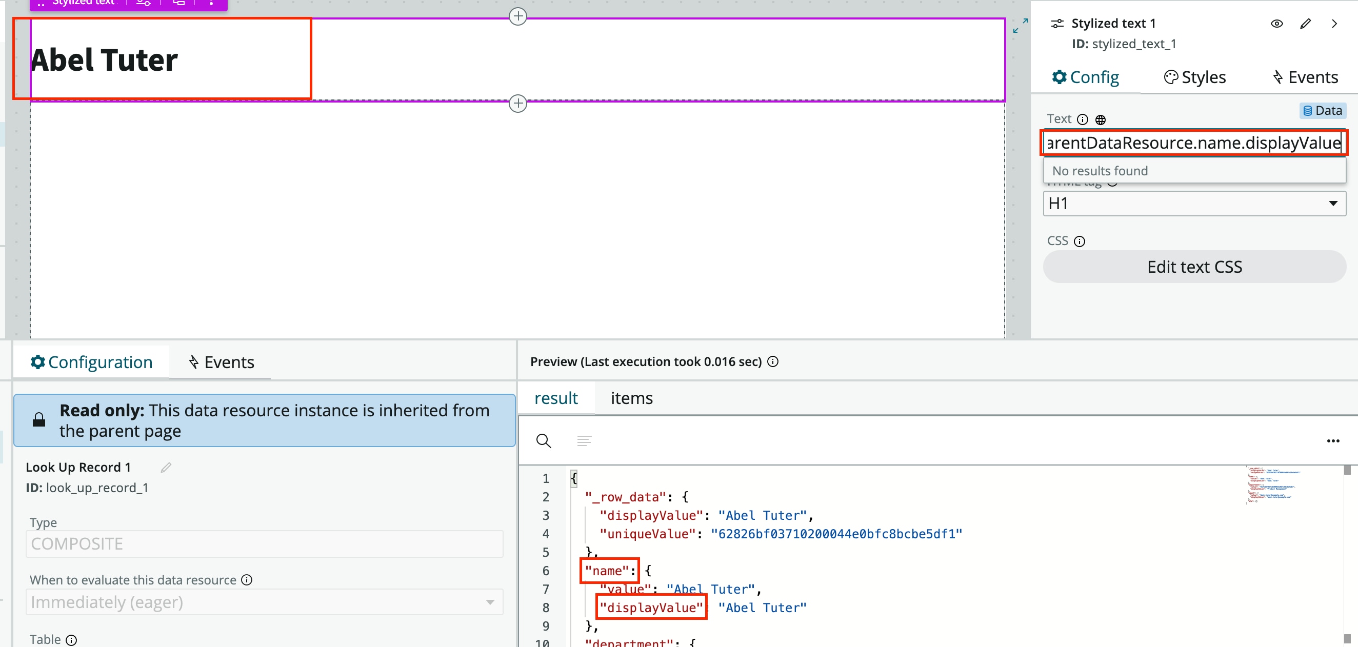 UI Builder: How to use inherited data resources - ServiceNow Community