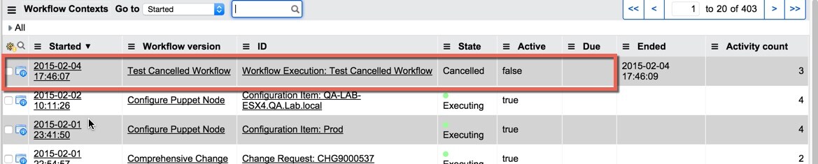 Resuming a Cancelled Workflow - ServiceNow Community