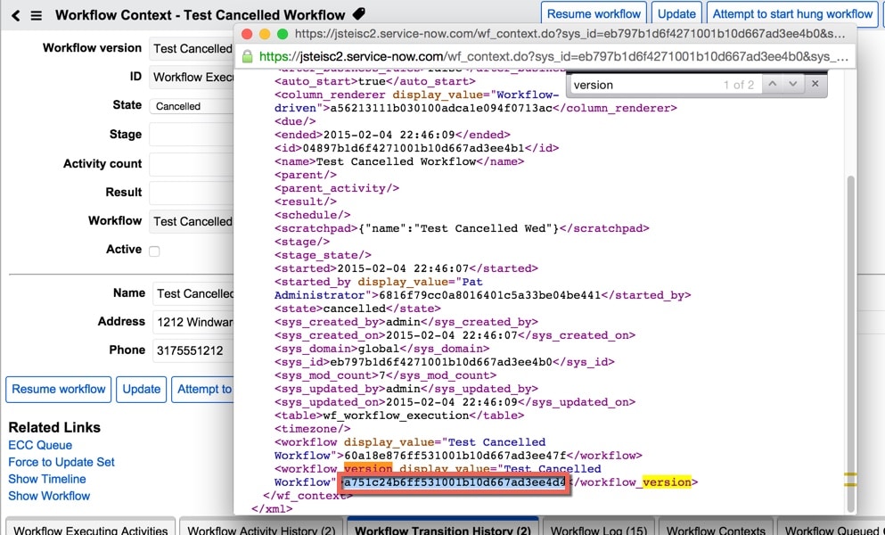 Resuming a Cancelled Workflow - ServiceNow Community