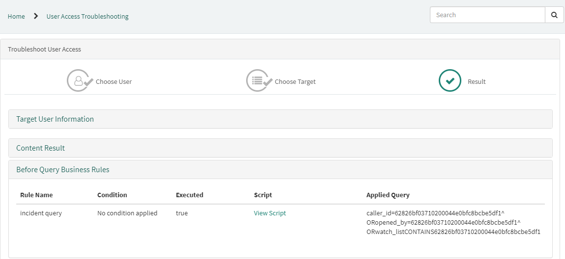 Troubleshooting and Debugging - User Access Applic... - ServiceNow Community