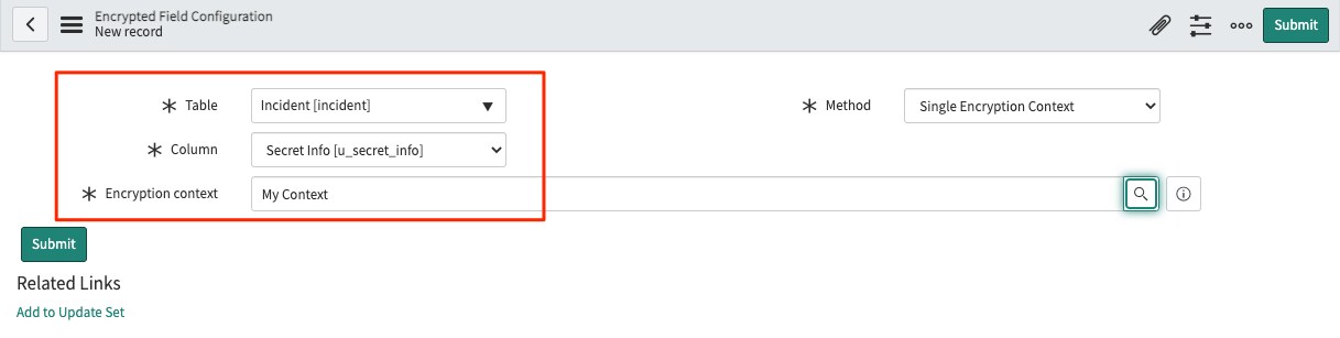 Column Level Encryption in ServiceNow - ServiceNow Community