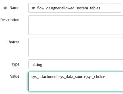 sn_flow_designer.allowed_system_tables property - ServiceNow Community
