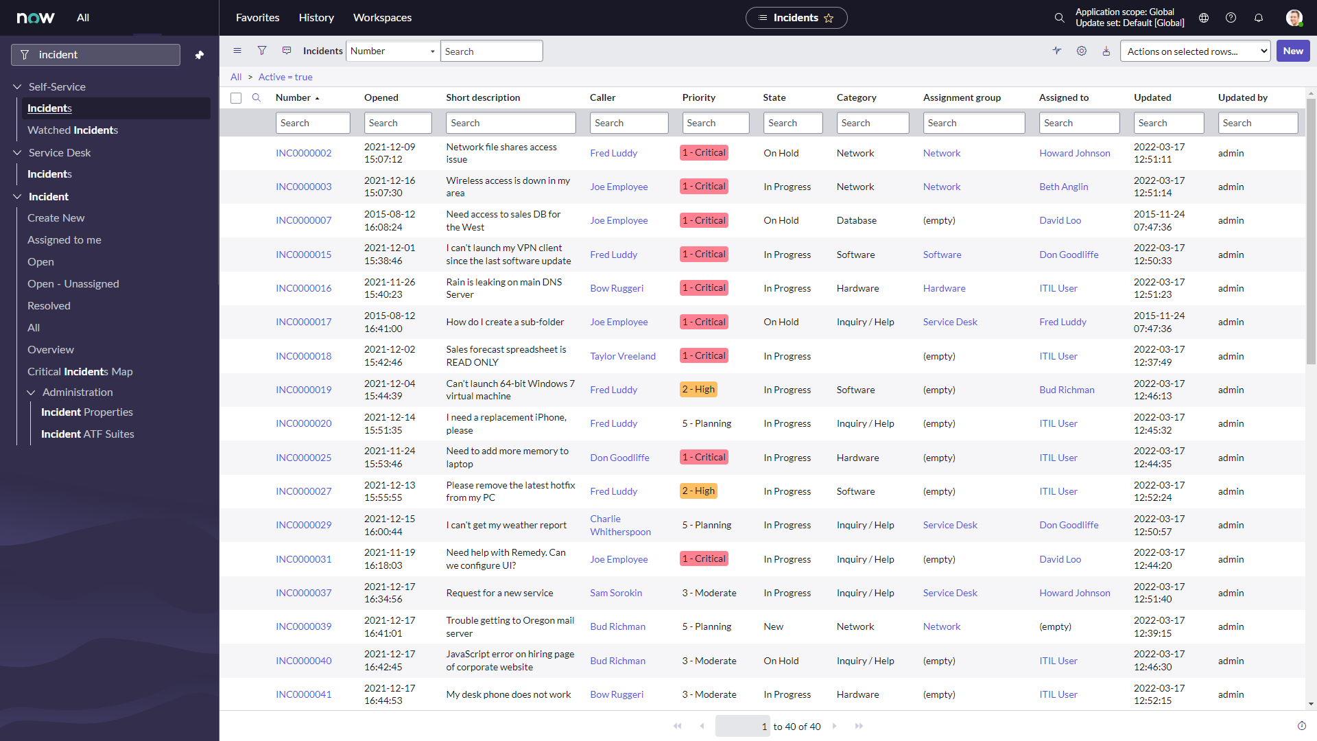 Next Experience UI Dark Theme, now also on Core UI... - ServiceNow ...