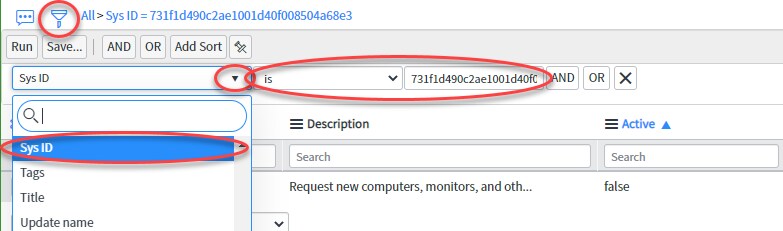 Add sys_id column to List View - ServiceNow Community
