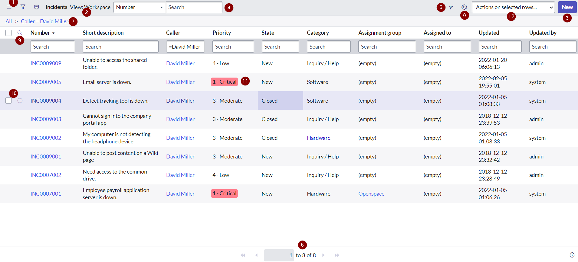 Interface Comparison between UI16 & the Next Exper... - ServiceNow ...