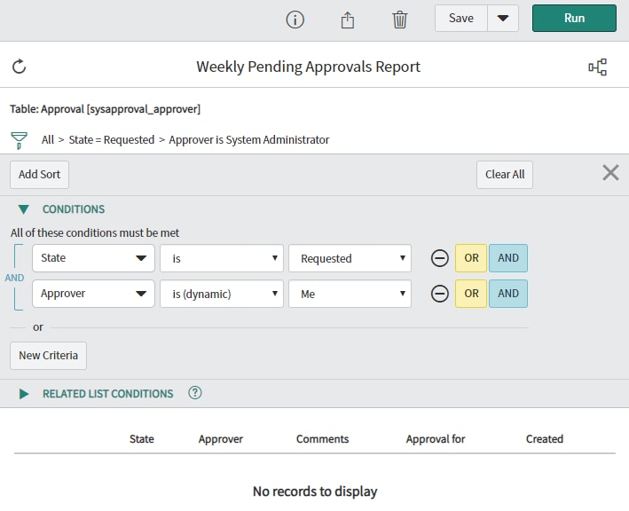 Weekly Pending Approvals Report (Scheduled with At... - ServiceNow ...
