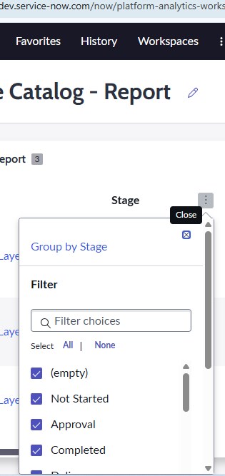 Solved: Removing Unwanted Stages on Filter Conditions For ...