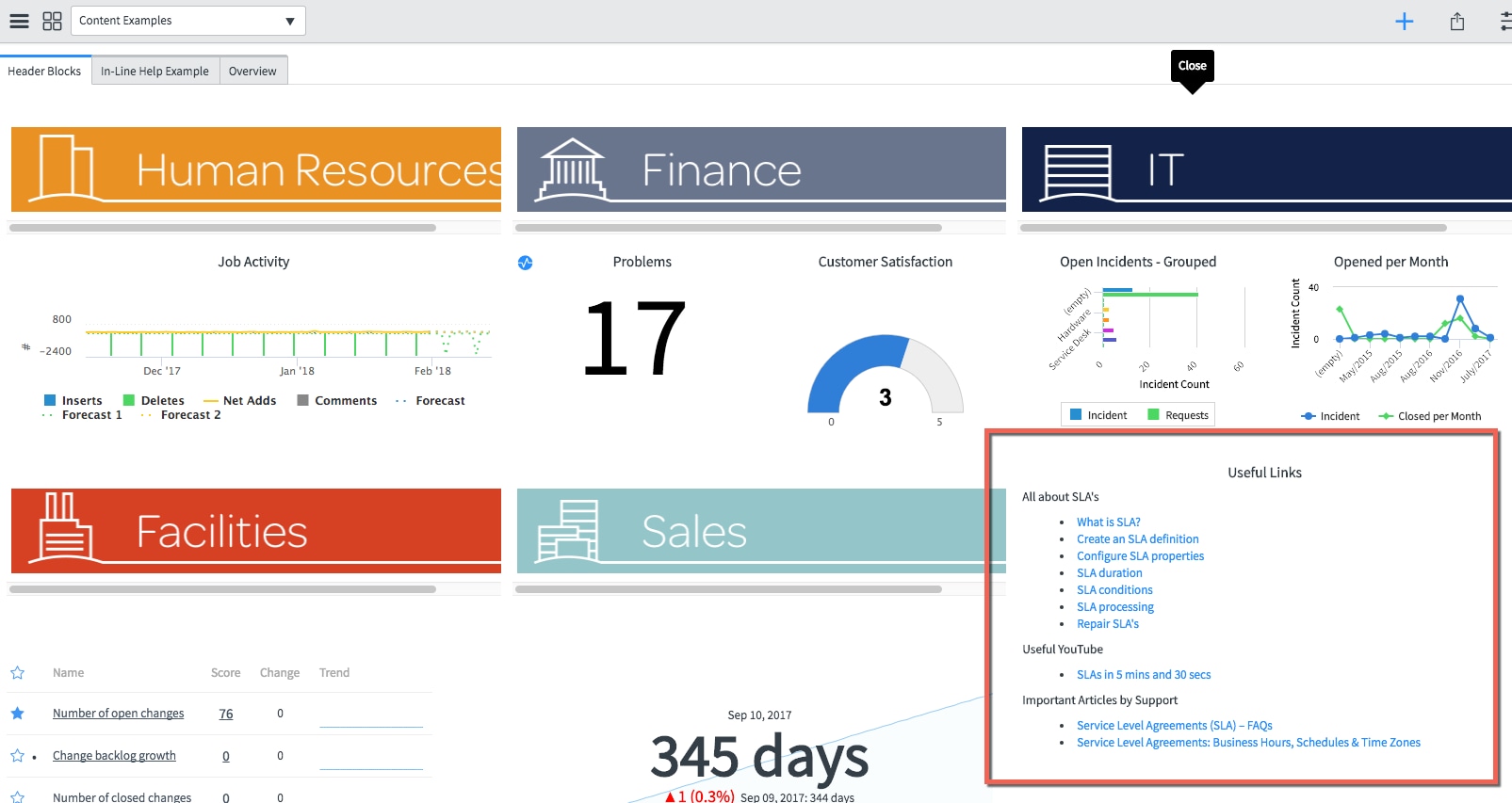 Make Better Looking Dashboards with Content Blocks - ServiceNow Community