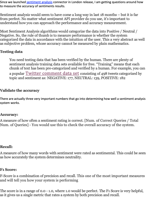 How to measure the accuracy of your sentiment anal... - ServiceNow ...